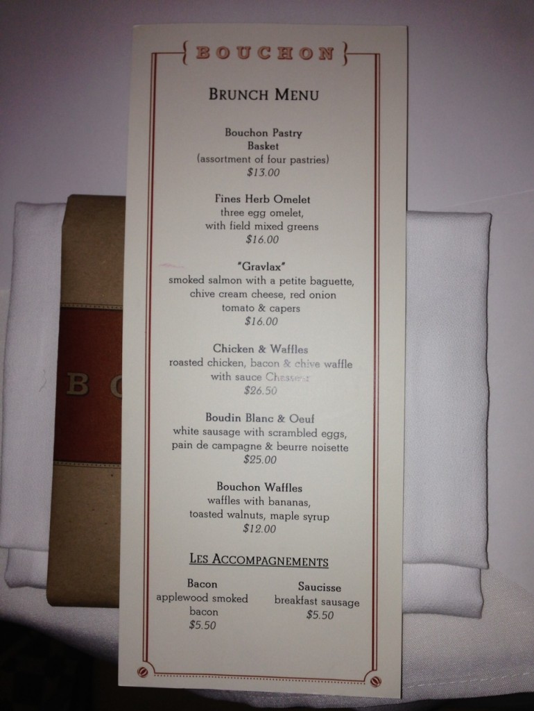 Thomas Keller's Fabulous Bouchon Bistro In Charming Yountville California