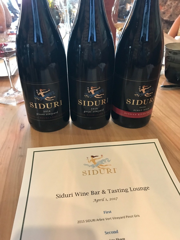An Afternoon in Healdsburg at The Siduri Wine Bar & Tasting Lounge