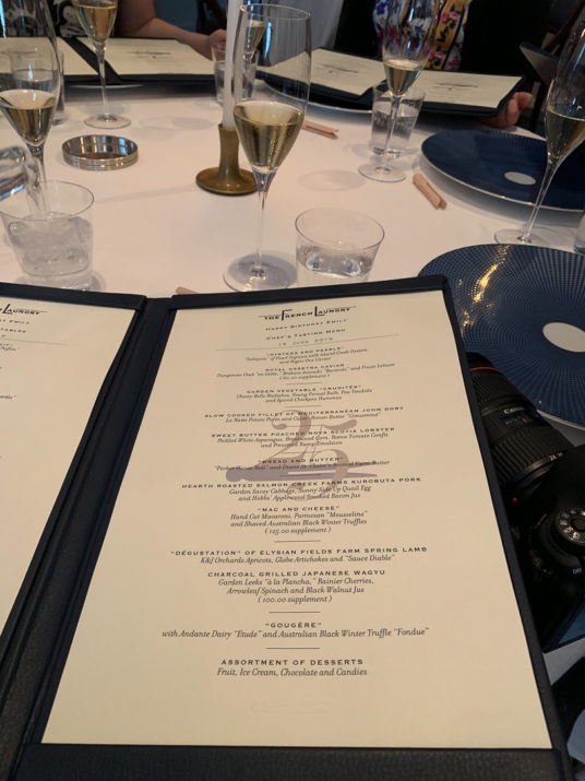 The French Laundry Birthday Dinner | The JetSetting Fashionista