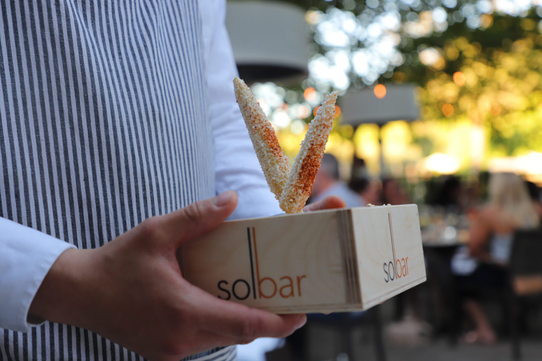 The SolBar Restaurant at The Solage Resort